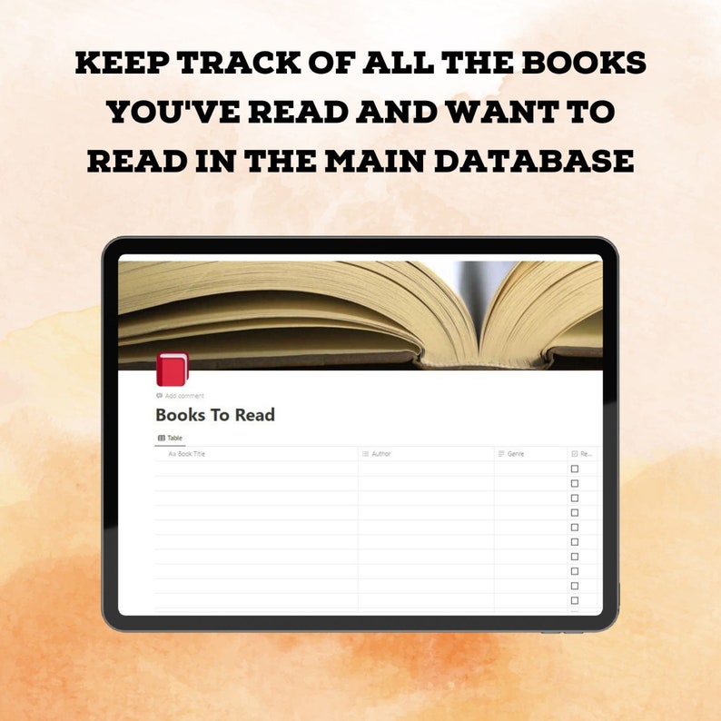 Book Review | Notion Dashboard | Reading Tracker | Book Tracker ...