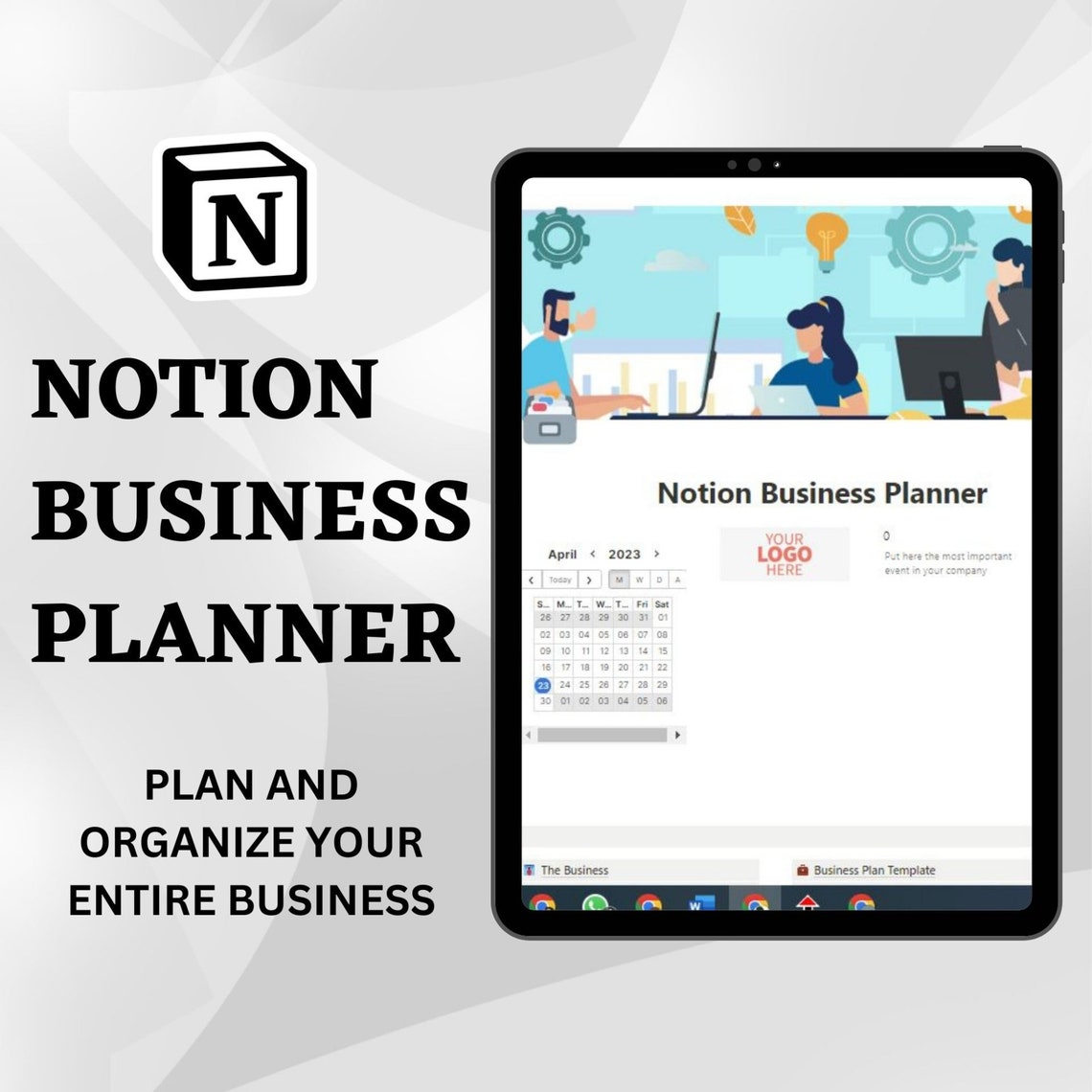 Notion Business Planner | Notion Dashboard | Freelancer Planner ...