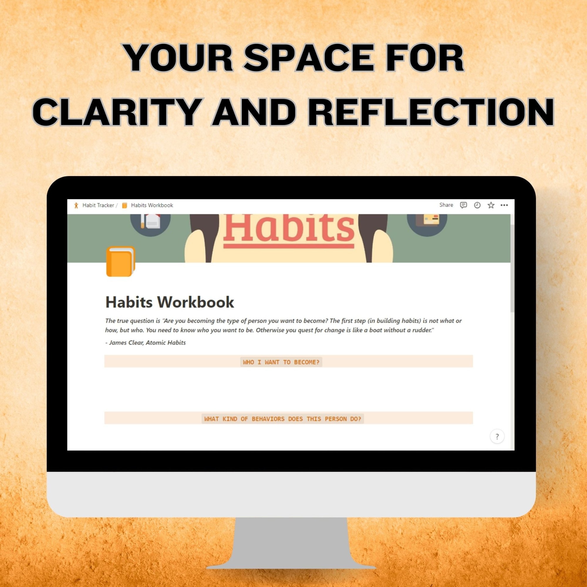 Notion Template | Habit Tracker | Daily Habits | Habits Workbook ...