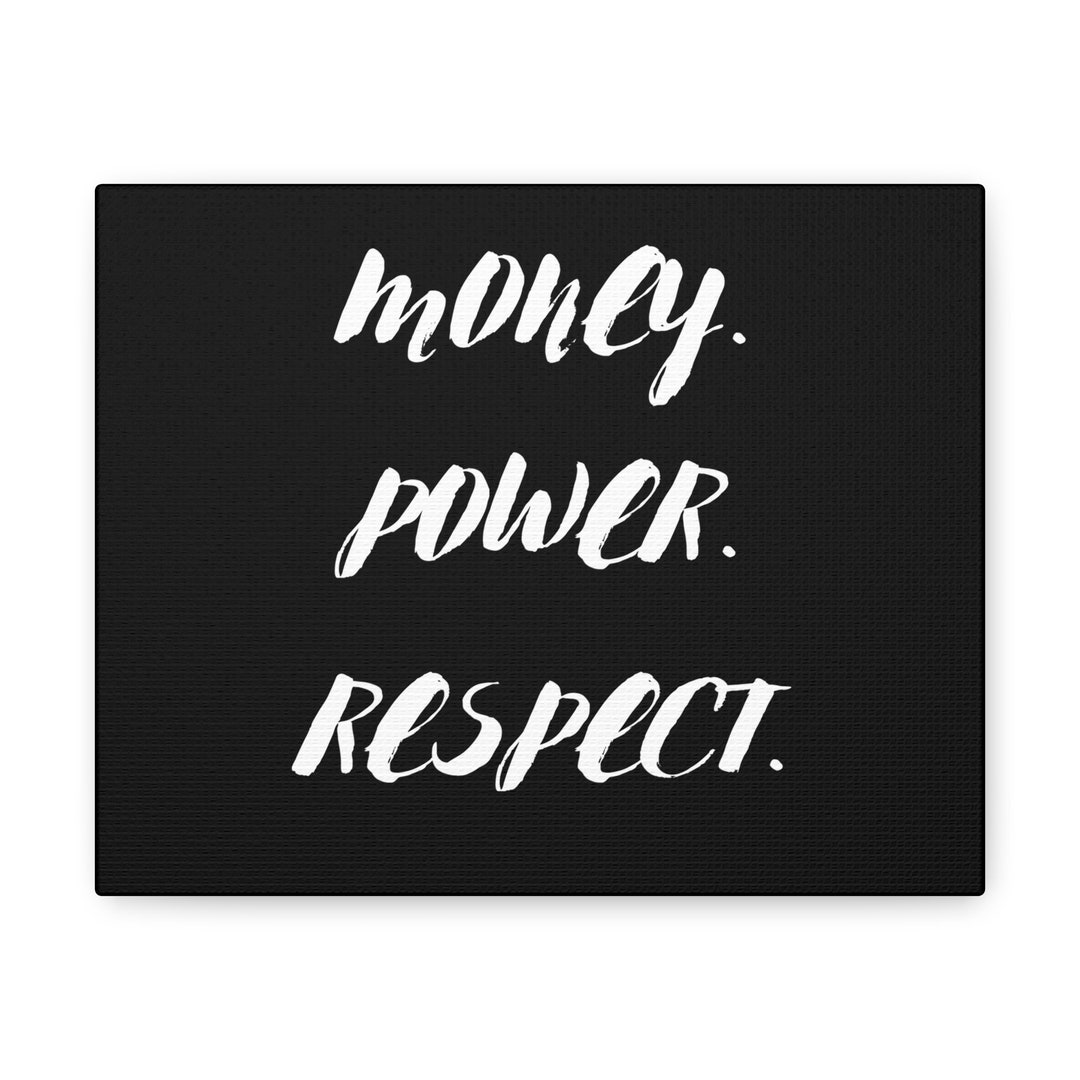 Money Power Respect Canvas Gallery Wraps - Etsy