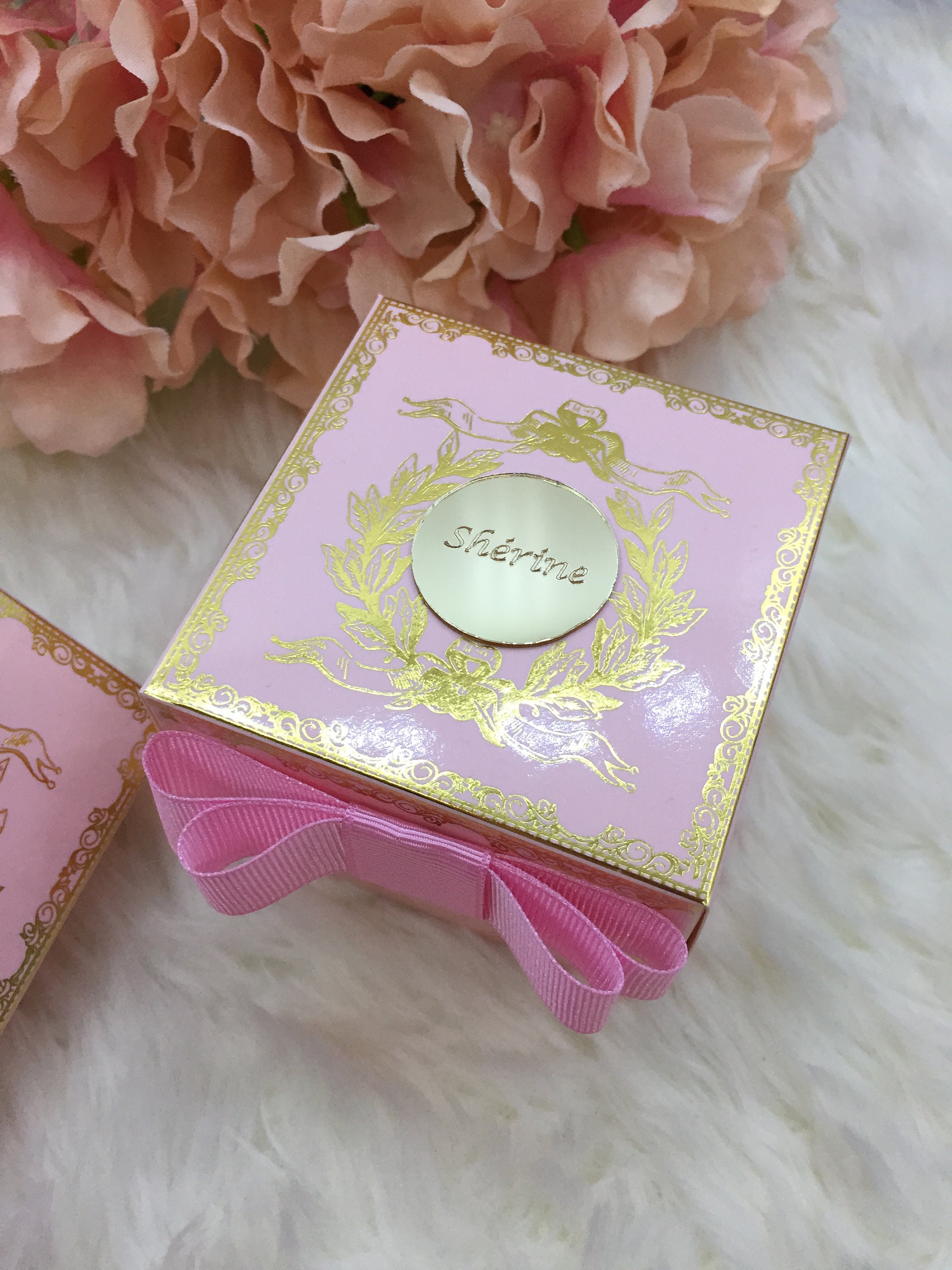 Pink Islamic Wedding Mini Quran Book Gift Set Muslim Baby Eid - Etsy