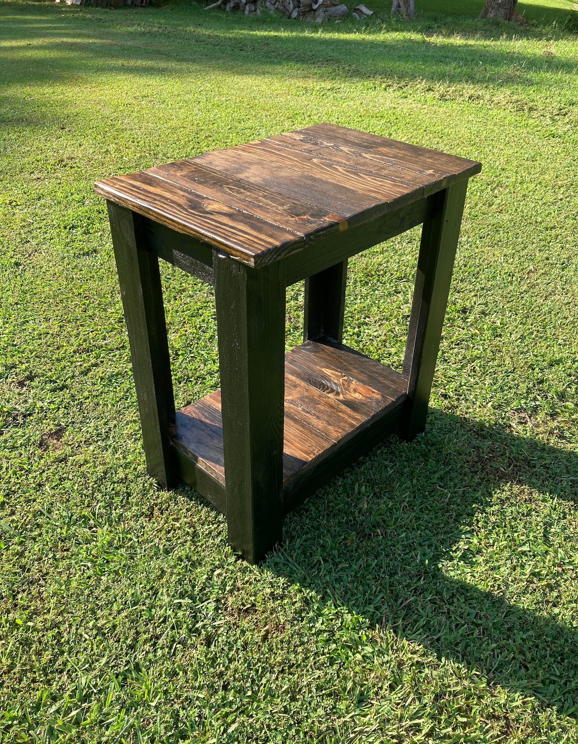 End Table Wood End Table Farmhouse End Table Rustic Wood - Etsy