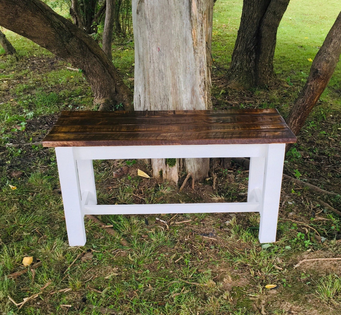 Farmhouse Bench Rustic Bench Entry Way Bench Mudroom Bench - Etsy