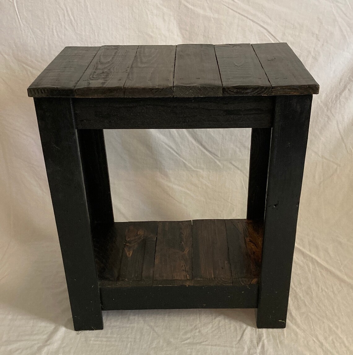 End Table Wood End Table Farmhouse End Table Rustic Wood - Etsy
