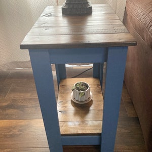 Wood End Table,farmhouse End Table, Rustic Wood Table, Night Stand ...