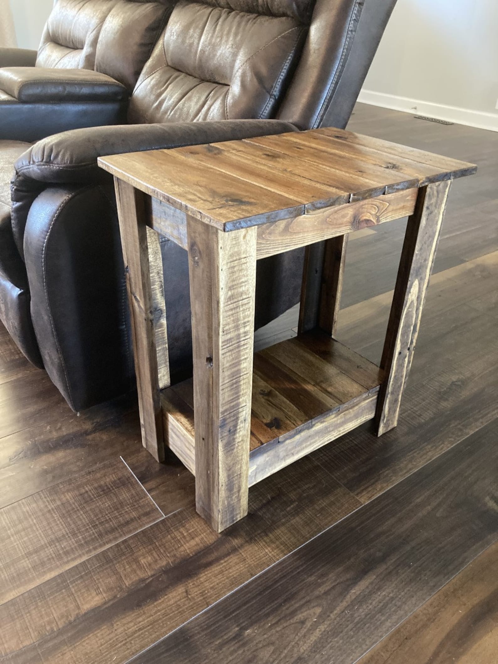 End Tablefarmhouse End Table Rustic Wood Table Night Stand - Etsy