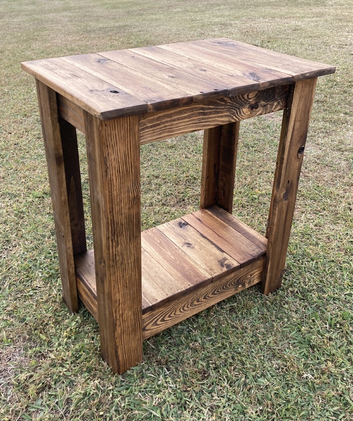 End Tablefarmhouse End Table Rustic Wood Table Night Stand - Etsy