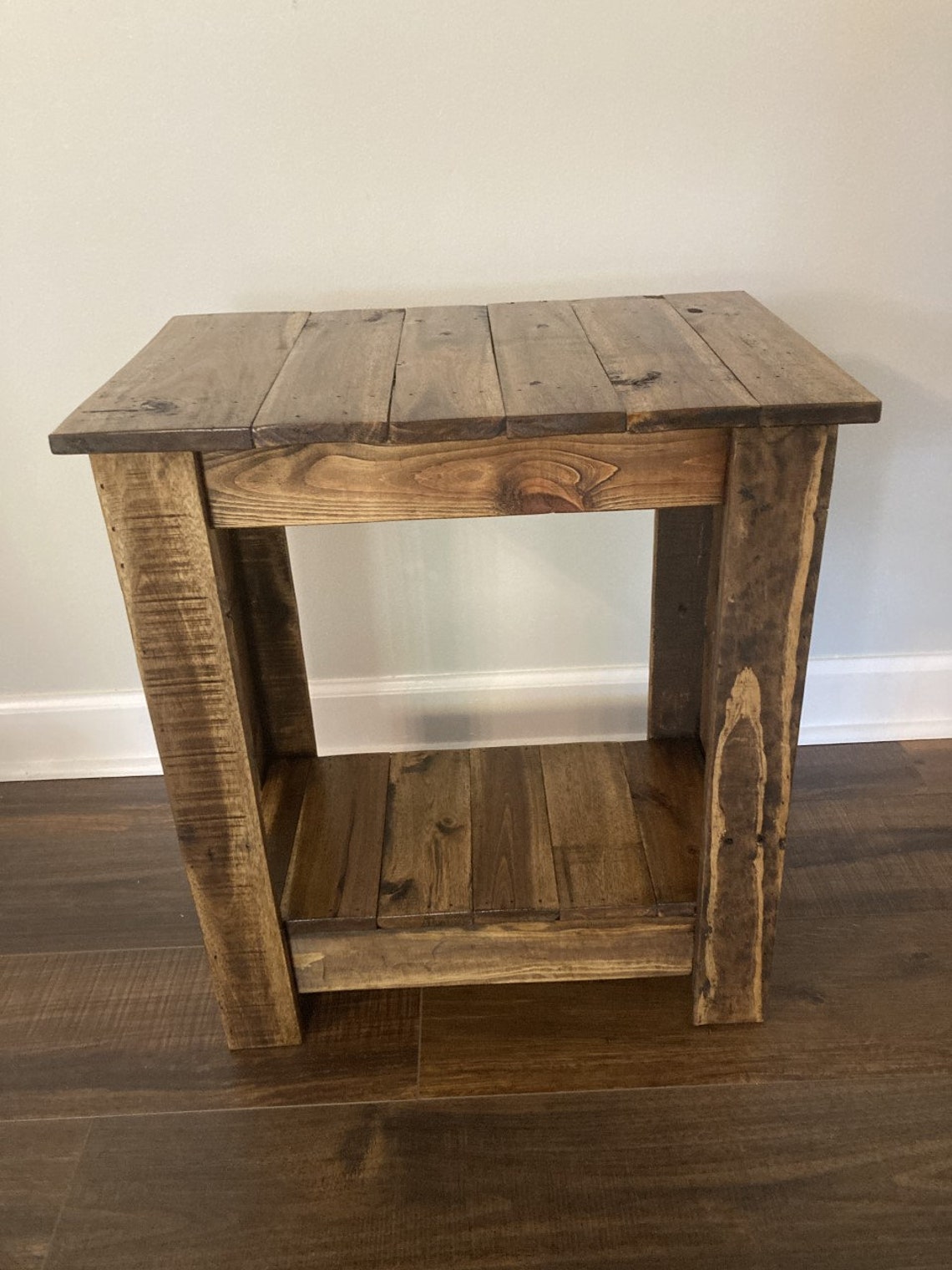 End Tablefarmhouse End Table Rustic Wood Table Night Stand - Etsy