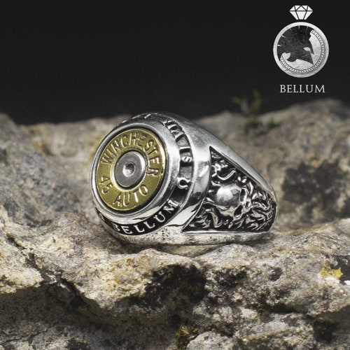 Si Vis Pacem Para Bellum Bullet Men Silver Ring - Etsy