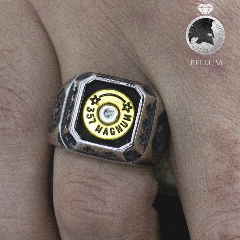 357 Magnum Signet Bullet Ring Bullet Cartdridge Ammunition | Etsy