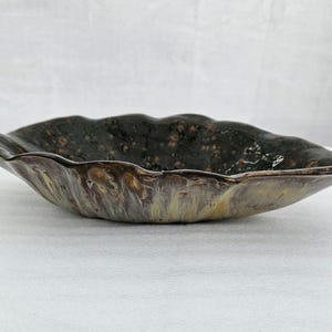 Green Leaf Bowl, Large Leaf Serving Dish - Etsy