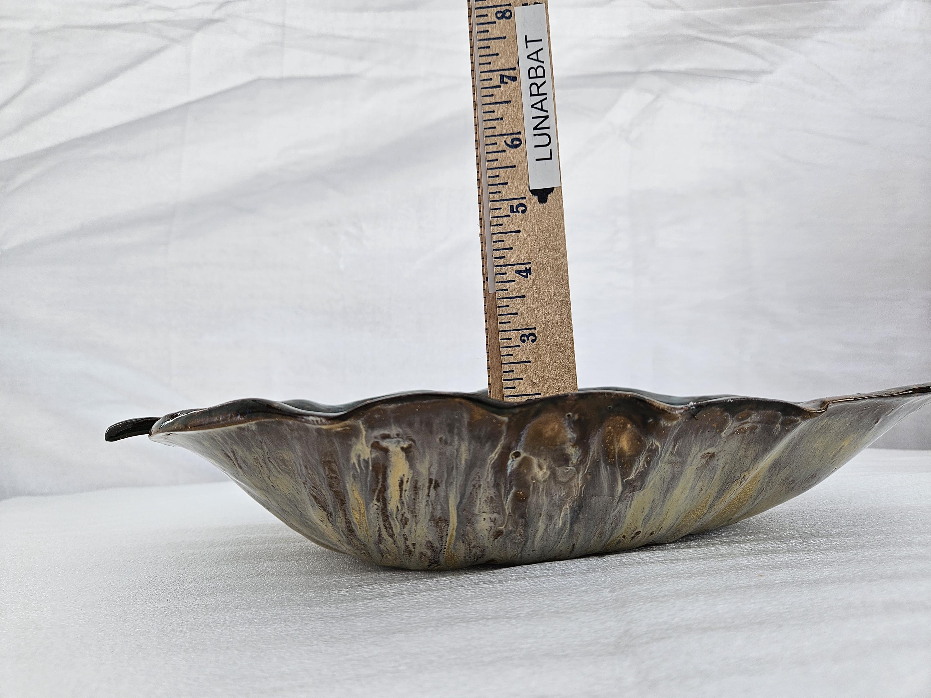 Green Leaf Bowl, Large Leaf Serving Dish - Etsy