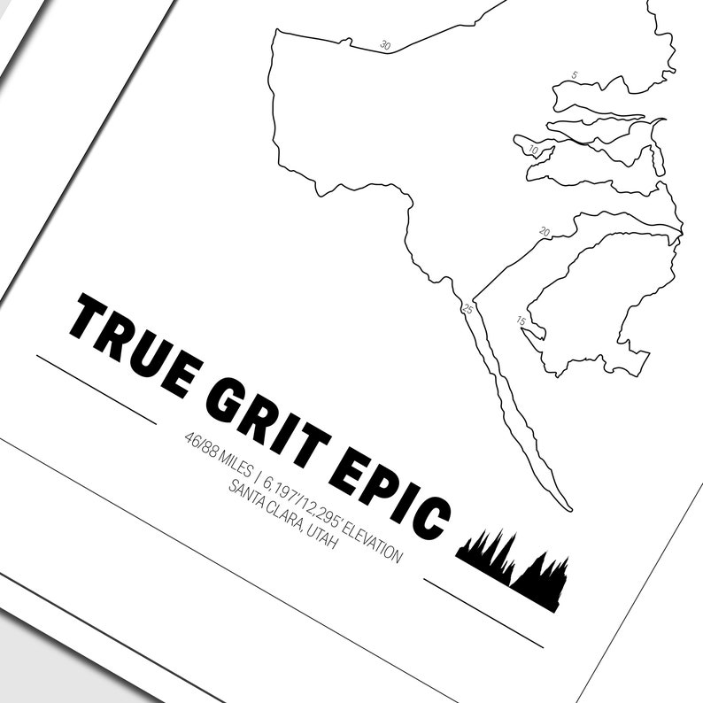 Trail Map - True Grit Epic Mountain Bike Race Course, Santa Clara Utah ...