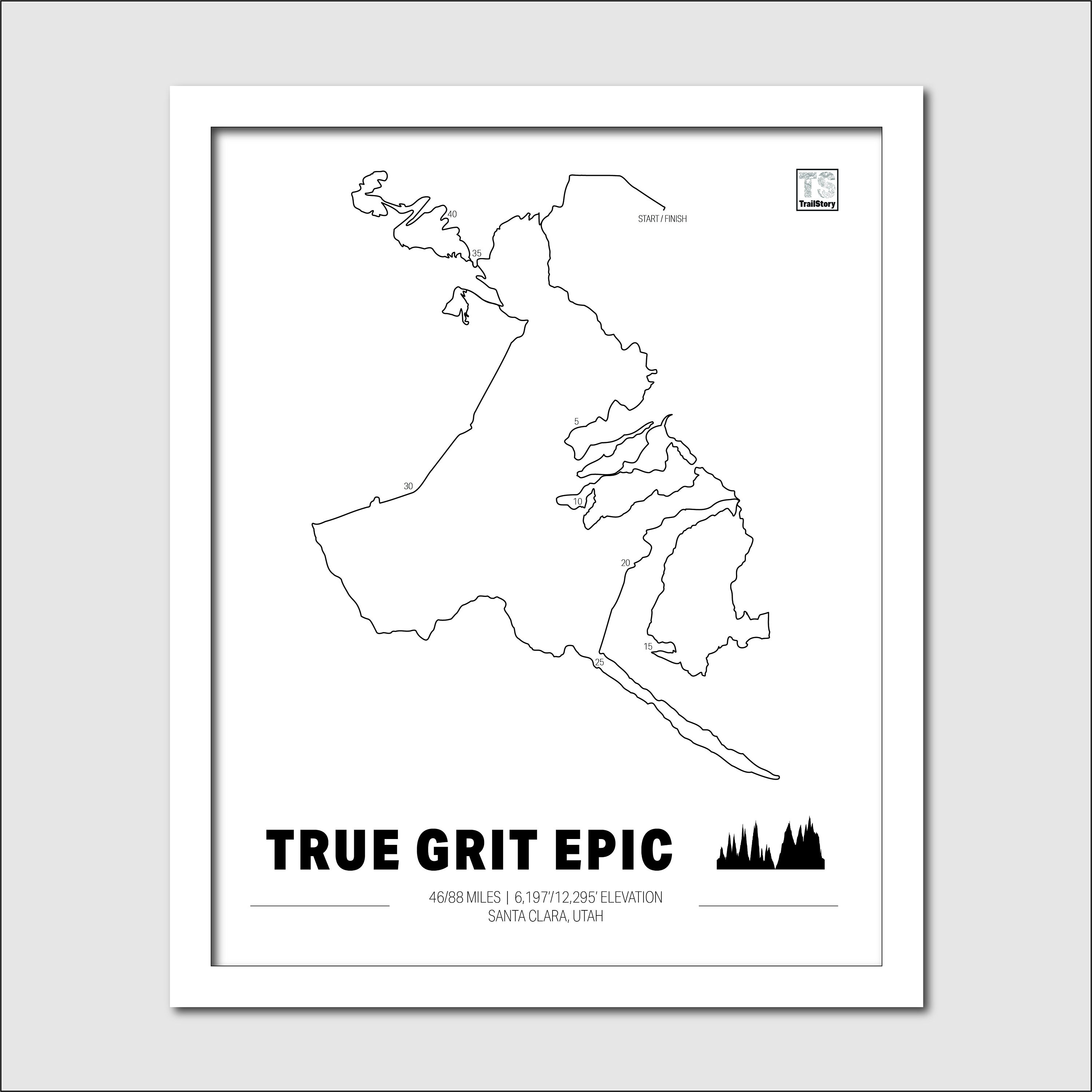 Trail Map - True Grit Epic Mountain Bike Race Course, Santa Clara Utah ...