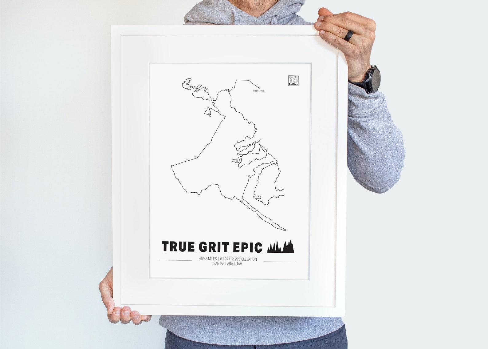 Trail Map - True Grit Epic Mountain Bike Race Course, Santa Clara Utah ...