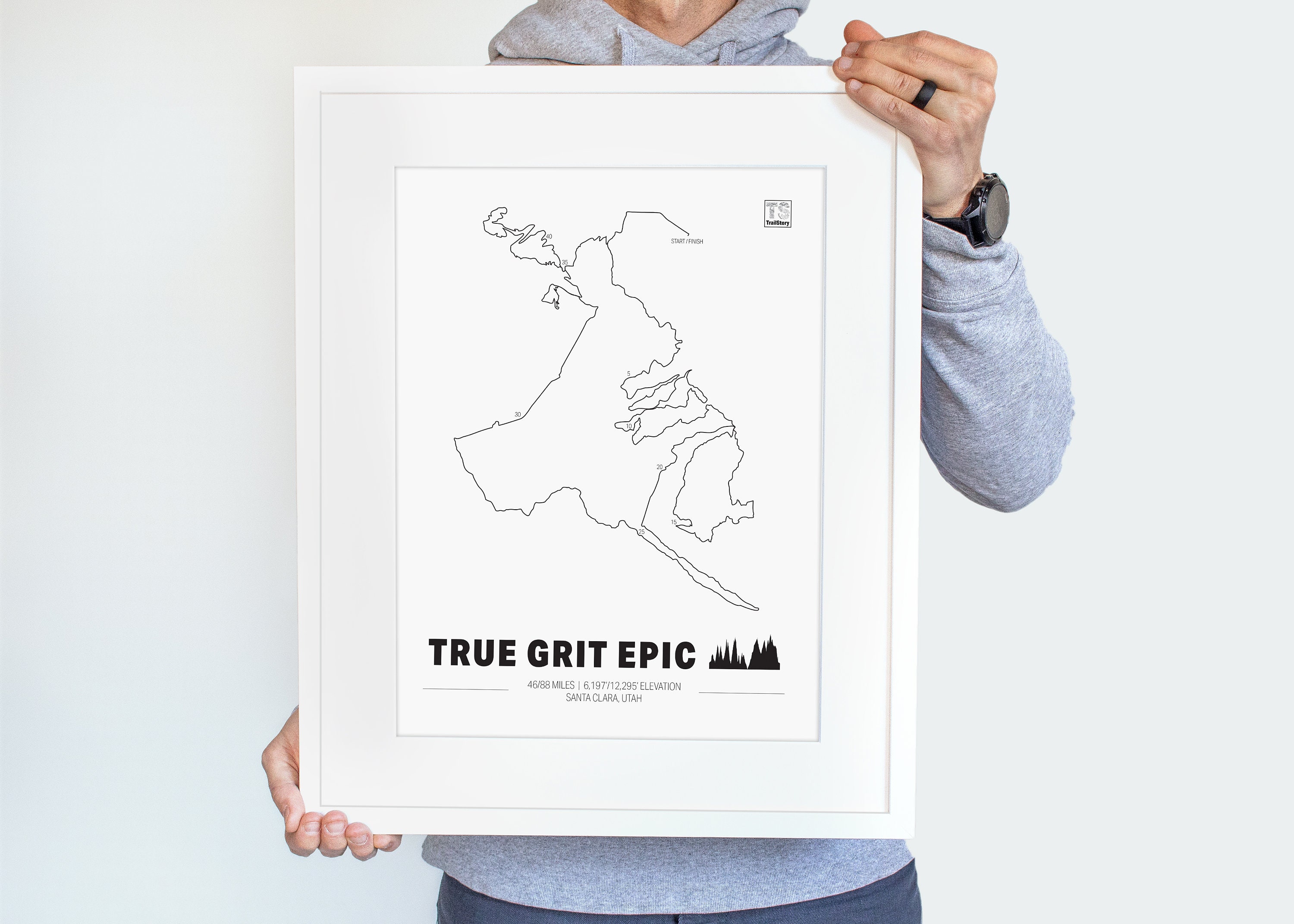 Trail Map - True Grit Epic Mountain Bike Race Course, Santa Clara Utah ...