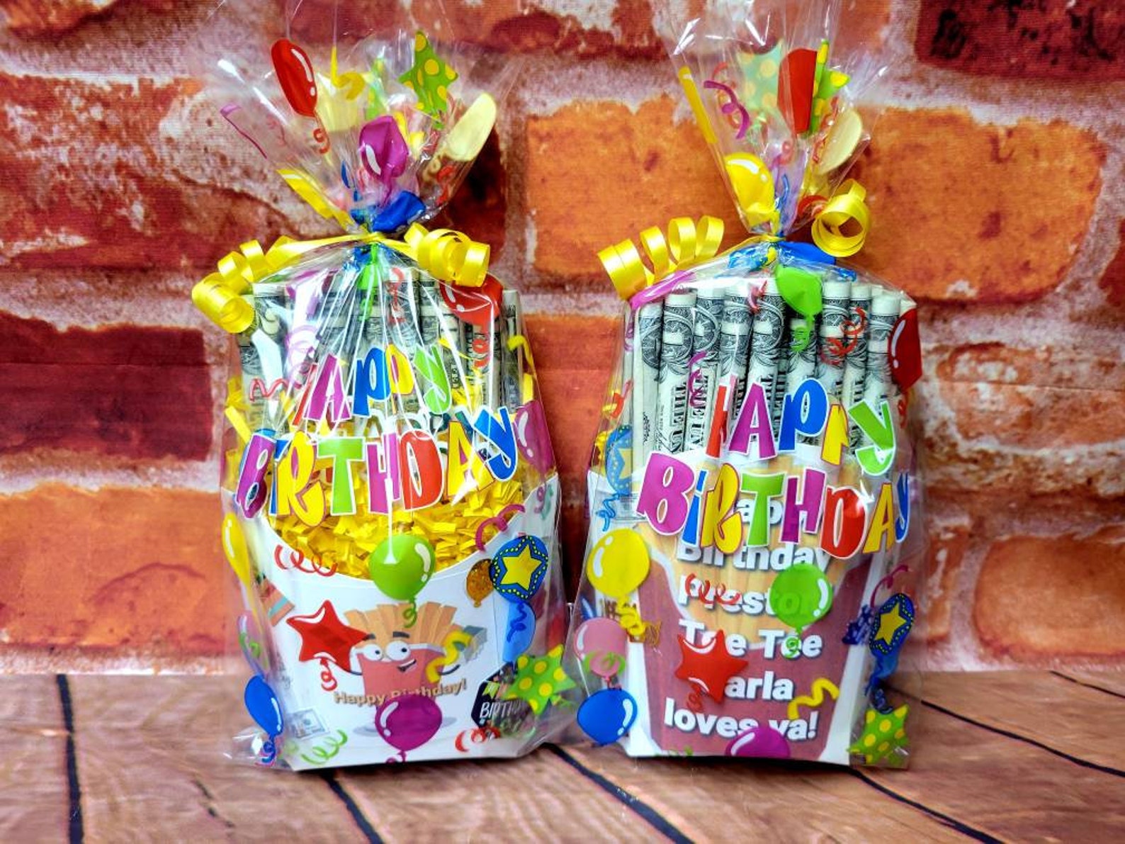 DIY Personalized French Fry Gift Box Kits for Any Occasion - Etsy