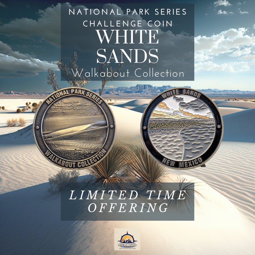 White Sands National Park Challenge Coin - Etsy
