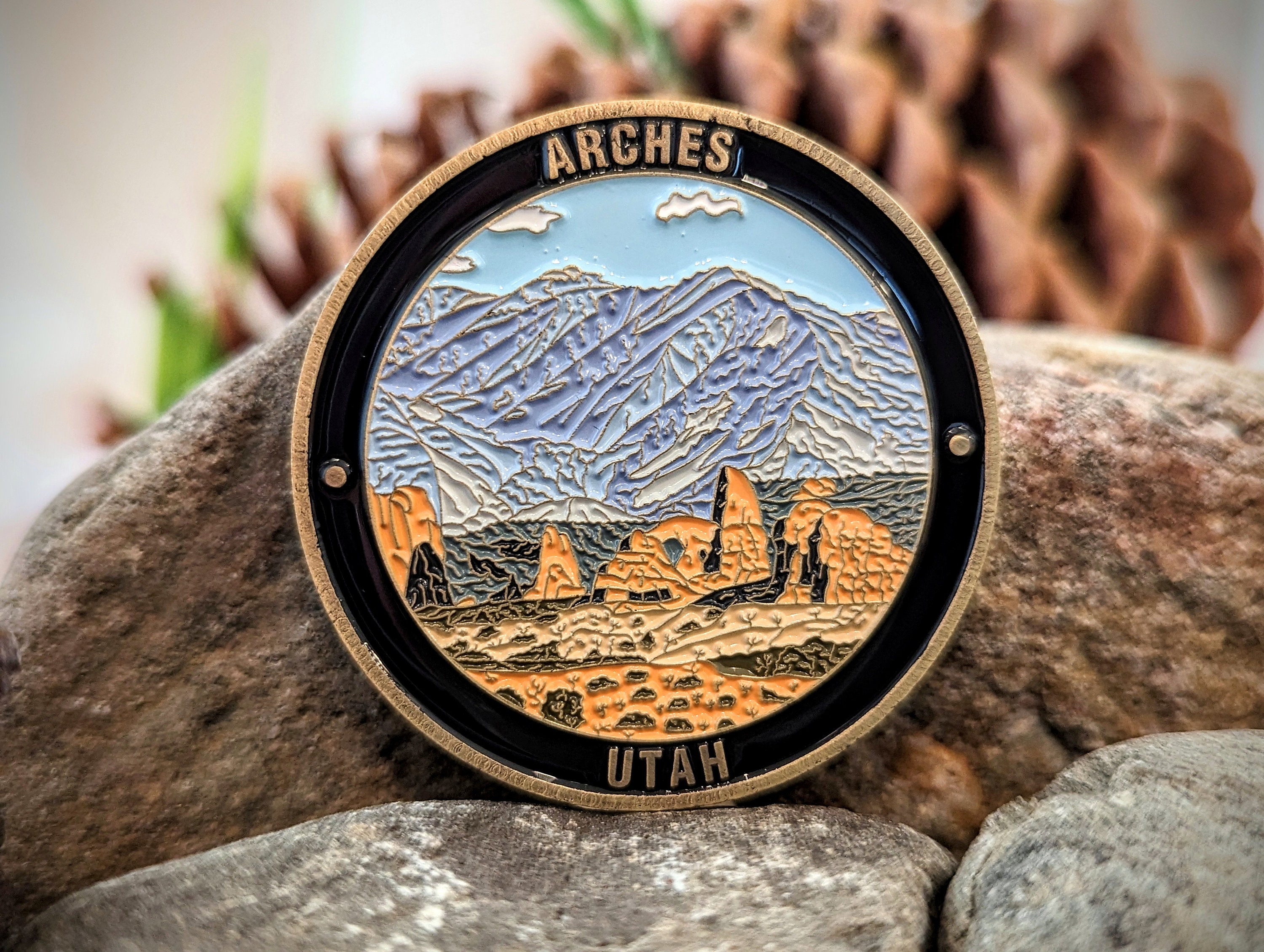 Arches National Park Challenge Coin - Etsy