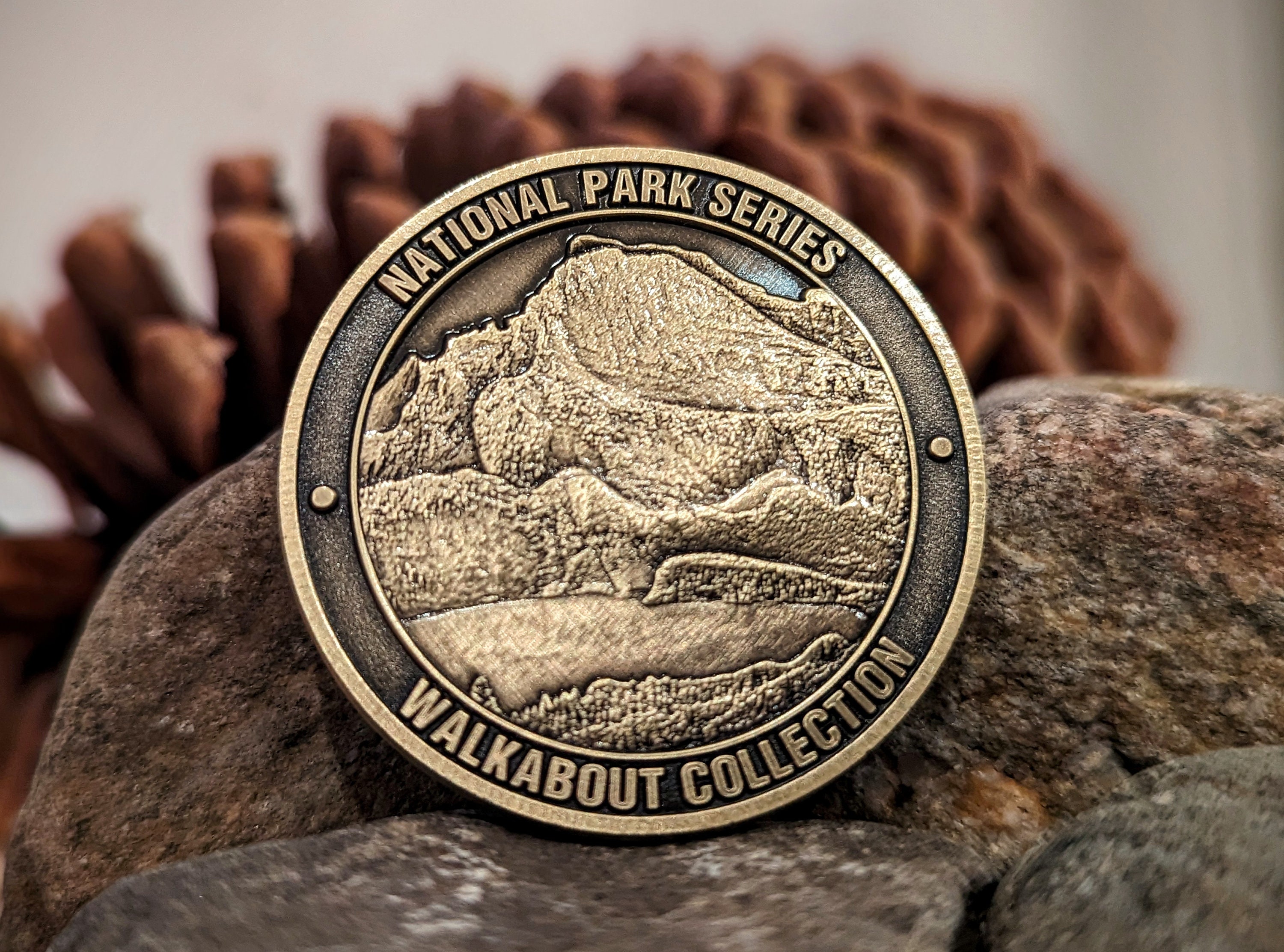Glacier National Park Challenge Coin - Etsy