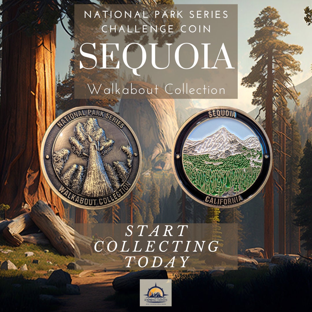 Sequoia National Park Challenge Coin - Etsy