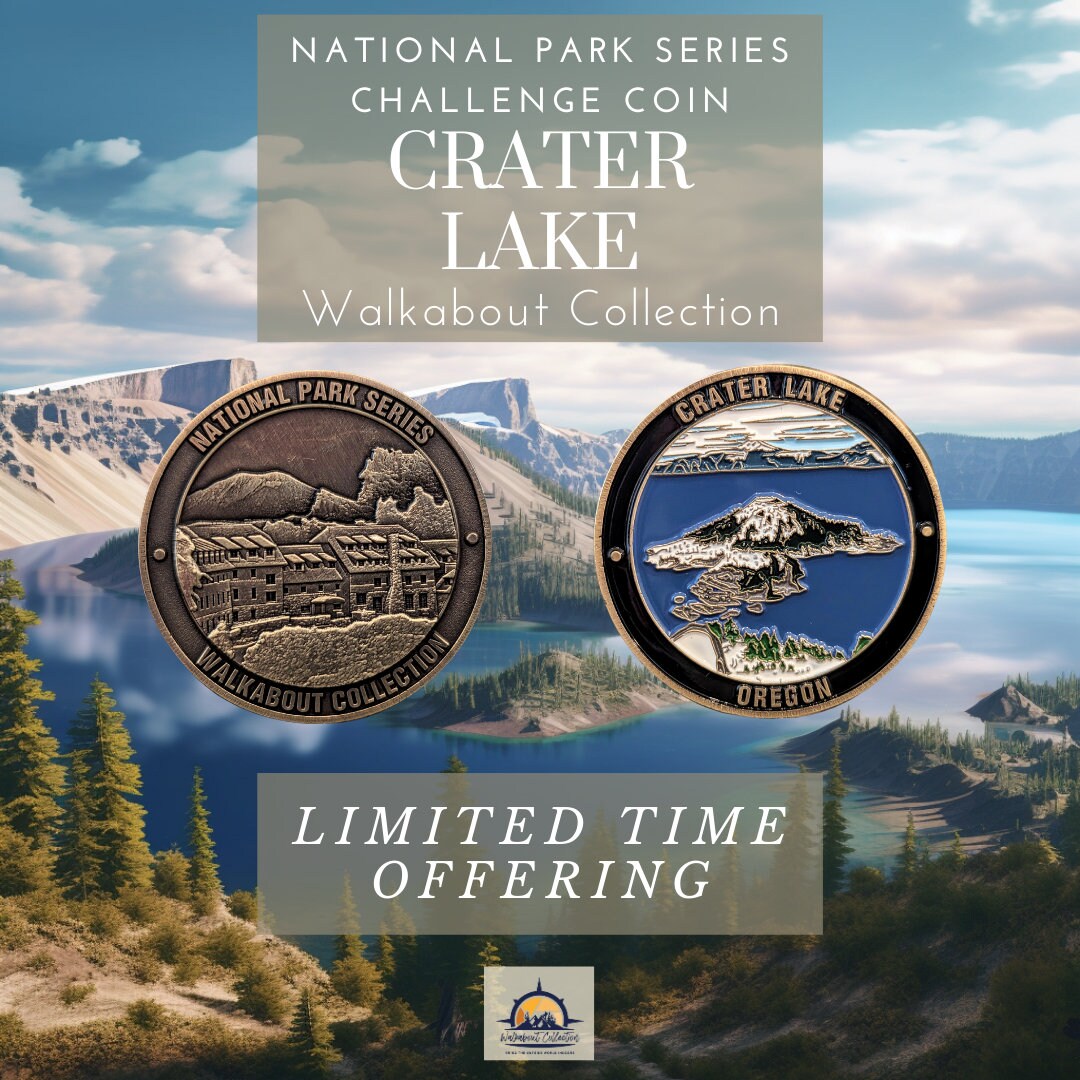 Crater Lake National Park Challenge Coin - Etsy