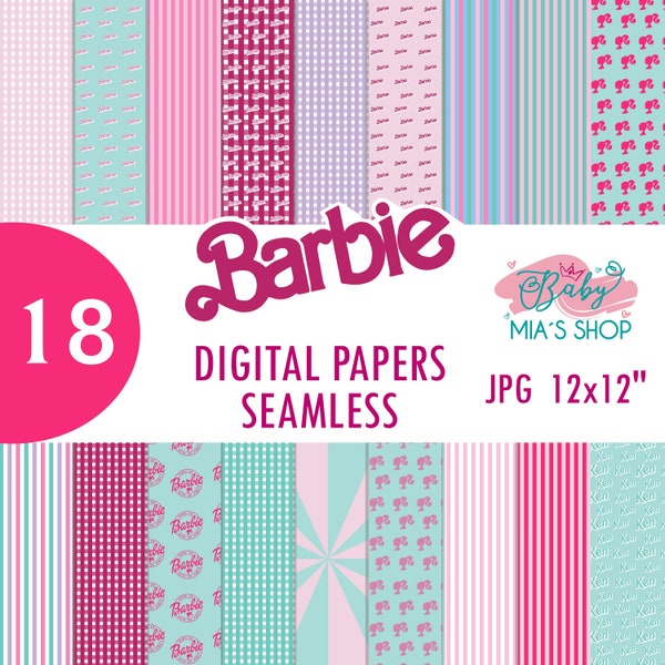 Barbie Art Canvas - Etsy