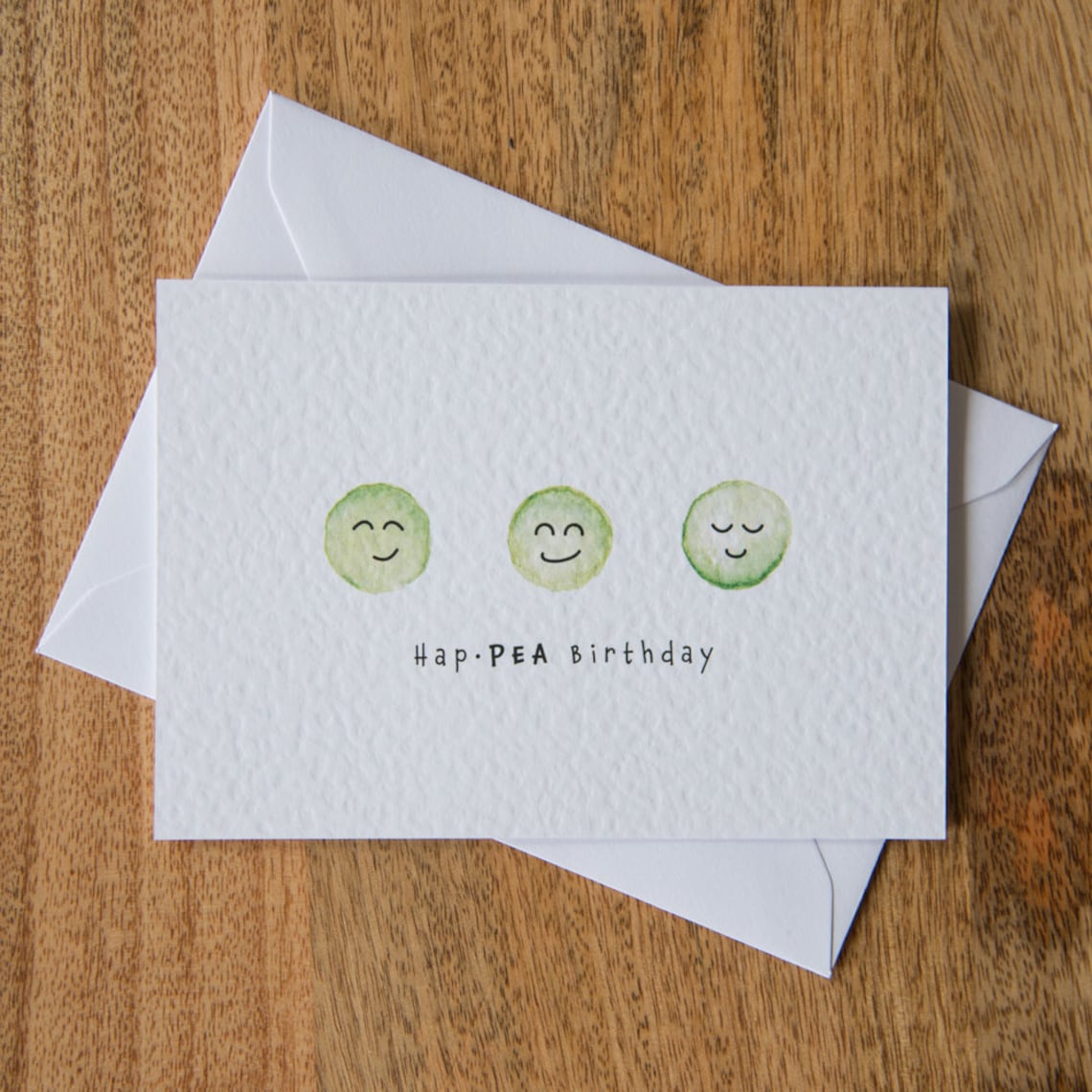 Hap Pea Birthday Birthday Card Punny Card Peas Birthday Card for Him ...