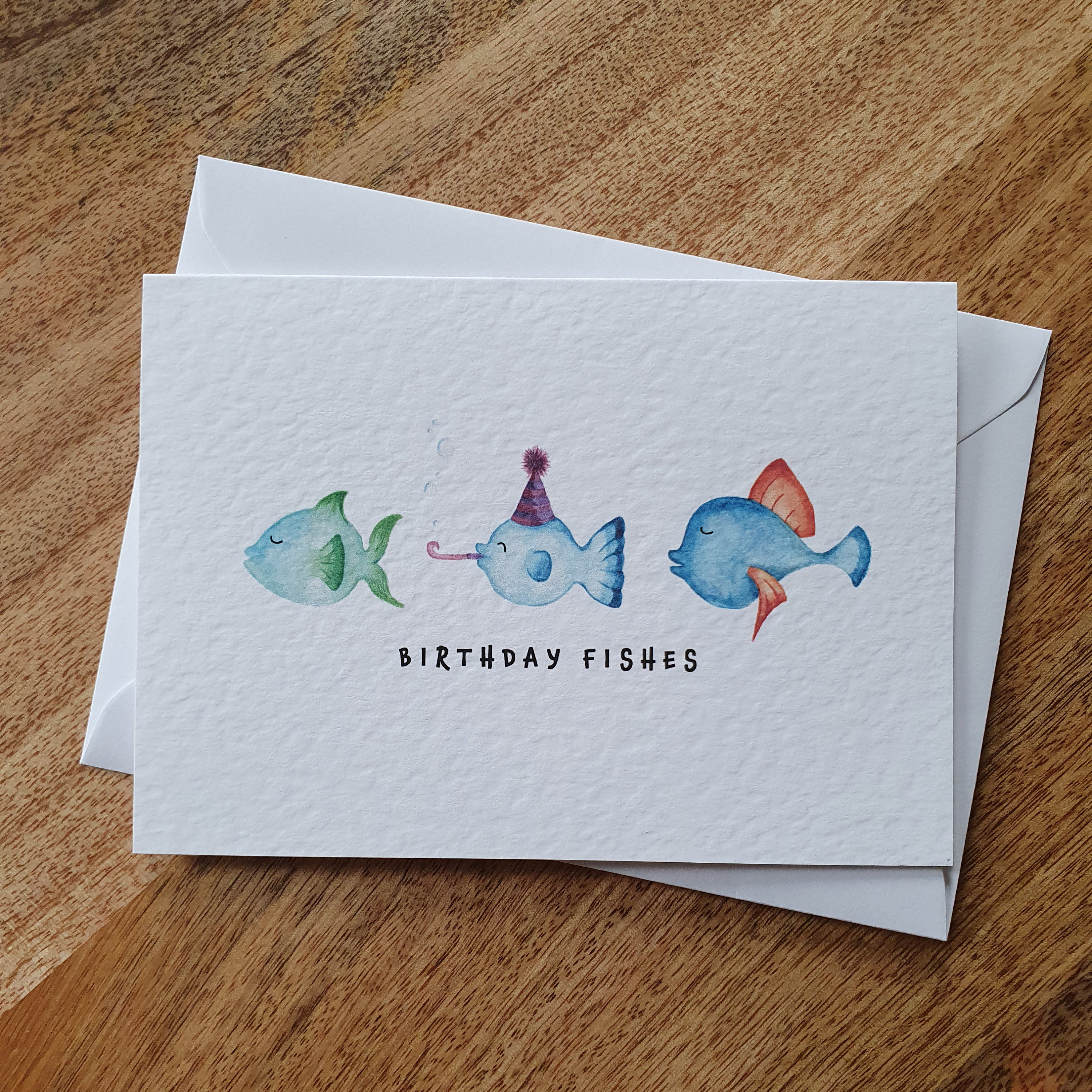 Funny Birthday Card Fish - Etsy