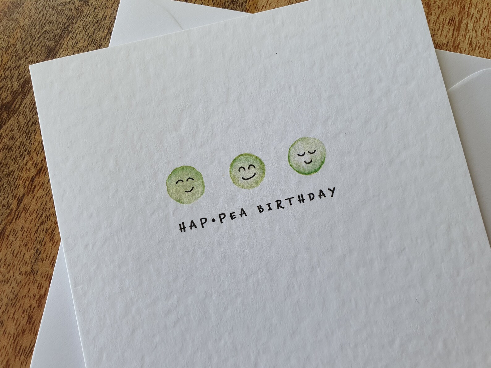Hap Pea Birthday Birthday Card Punny Card Peas | Etsy