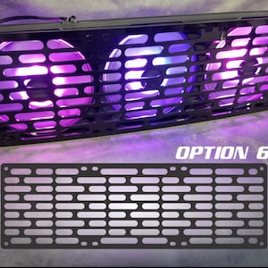 Custom Computer Pc Fan Grill 360mm X 120mm Black Lasercut Acrylic - Etsy