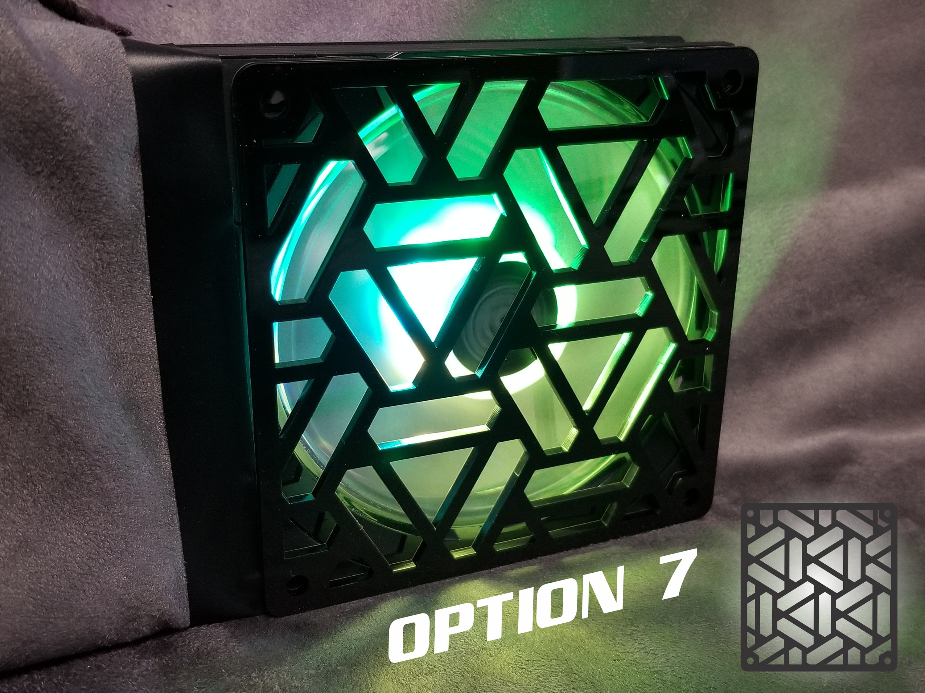 Custom Computer Pc Fan Grill 120mm x 120mm Black Lasercut | Etsy