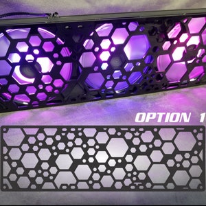 Custom Computer Pc Fan Grill 360mm X 120mm Black Lasercut Acrylic - Etsy