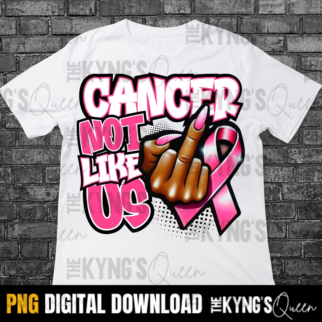 Cancer Not Like Us, Pink Bow Breast Cancer, Middle Finger, Breast ...