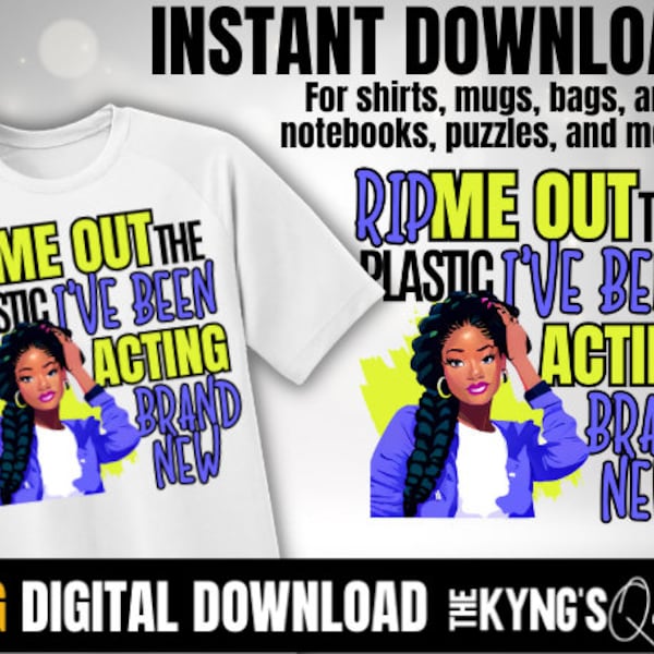 Rip Me Out the Plastic - Etsy