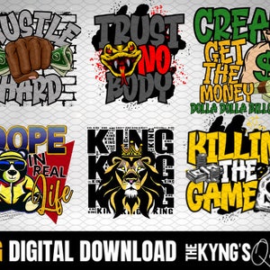 Men's Rapper Shirt DESIGN BUNDLE, 20 Files, Hustle PNG, Hip Hop Png ...