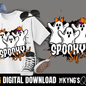 Boo, Spooky Squad Hey Pumpkin, Png, Bundle Halloween Sublimation ...