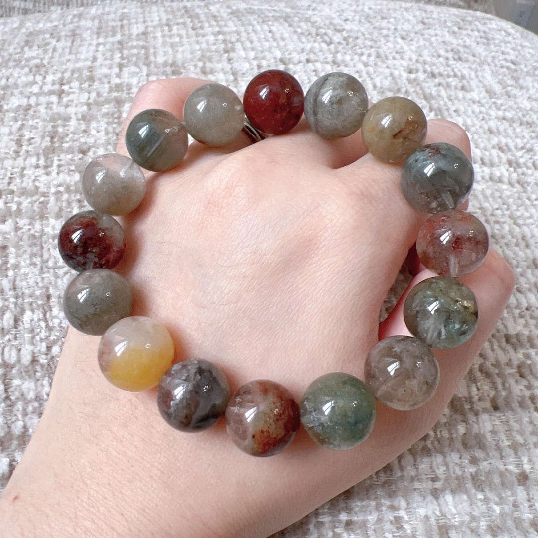 Genuine High Quality 13mm Colorful Shining Phantom Crystal Beaded ...