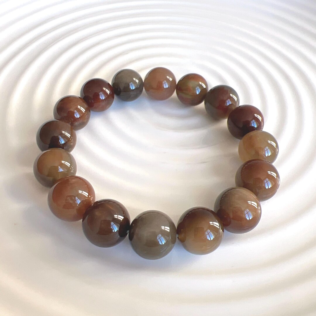 High Quality 12mm Rare Multi Colour Rabbit Hair Quartz; Red Rutilated ...