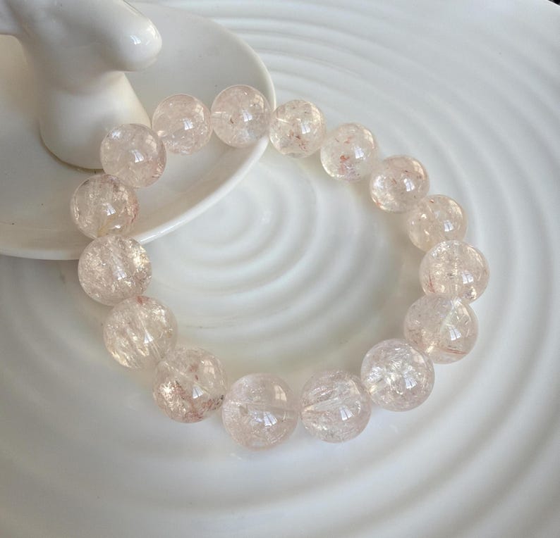 High Quality Genuine 13+mm Light Pink Satyaloka Azeztulite Quartz ...