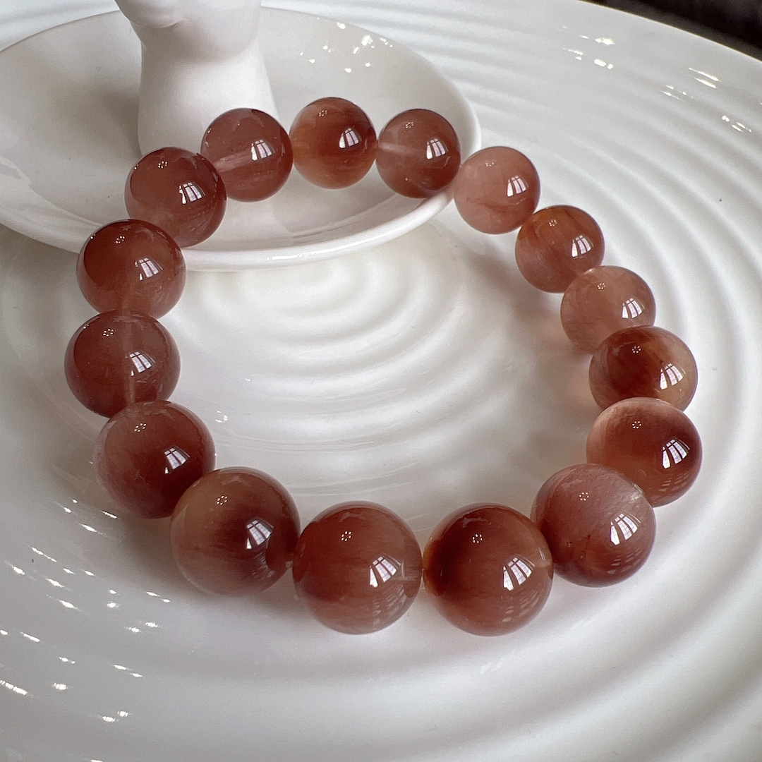 High Quality 14mm Rare Icy Red Rabbit Hair Quartz/rutilated Quartz ...