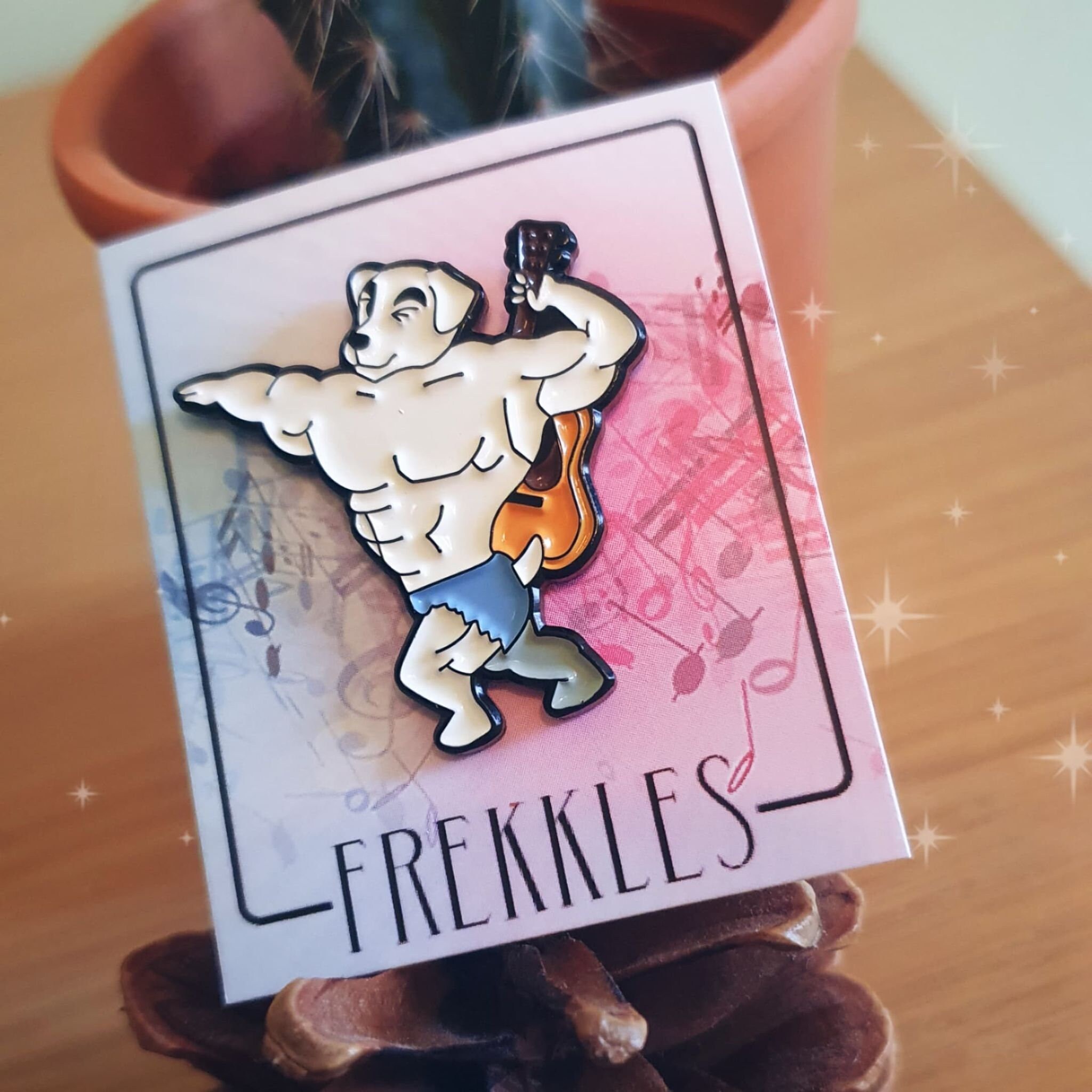 Buff KK Slider Soft Enamel Pin Funny Animal Crossing Pin - Etsy