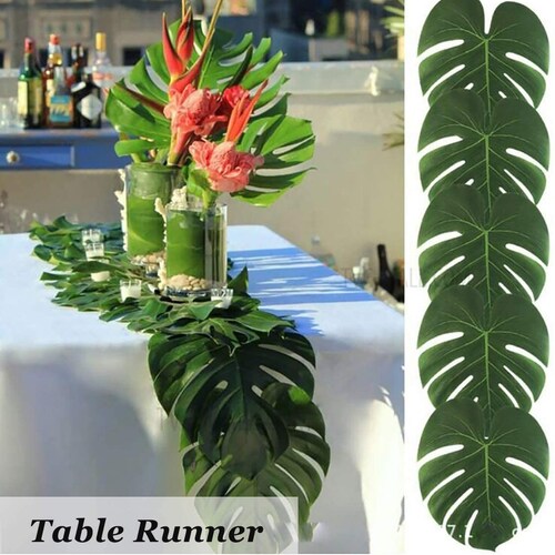 12 Palm Leaf Decorations Luau Tropical Party Beach Theme - Etsy