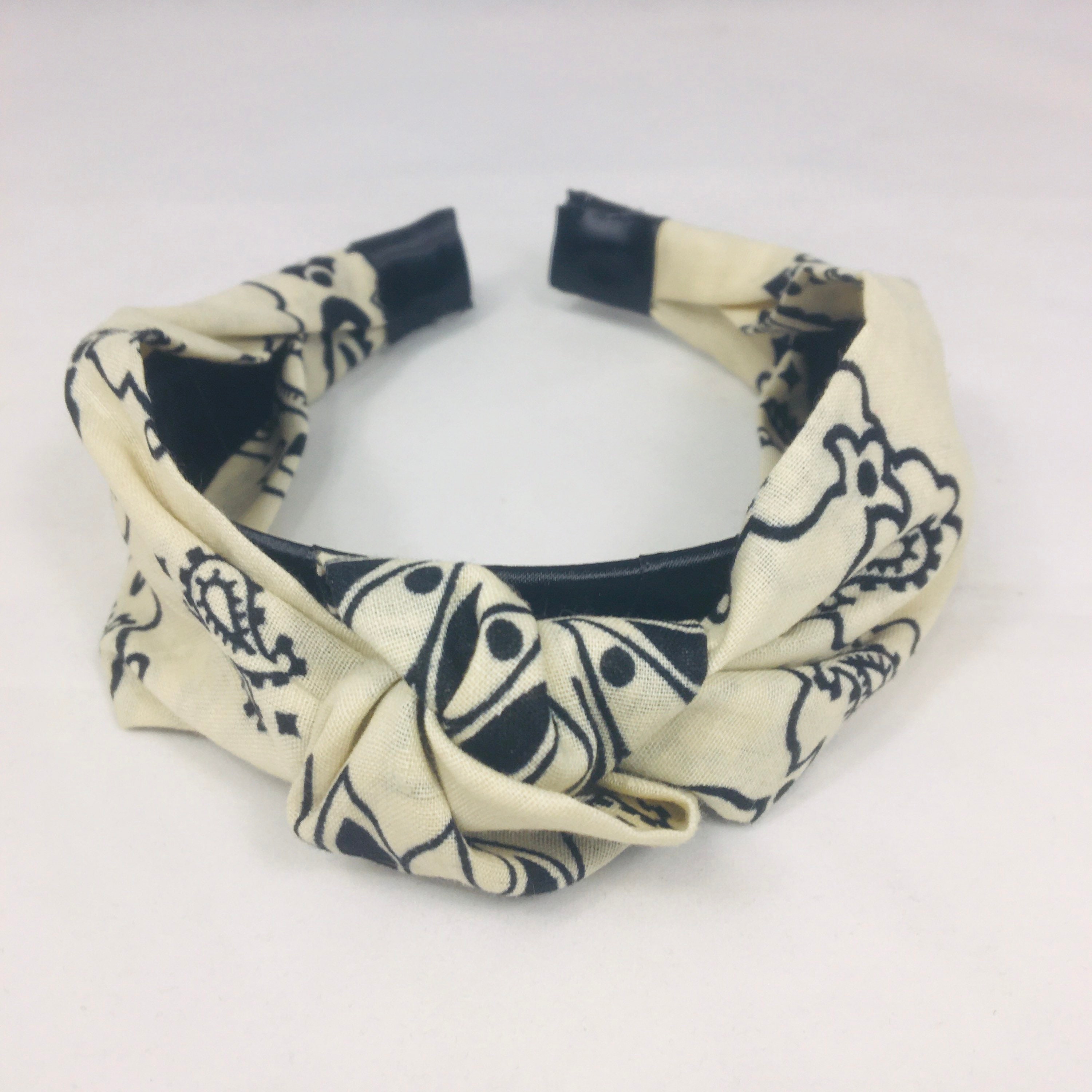 Knotted Bandana Headband - Etsy