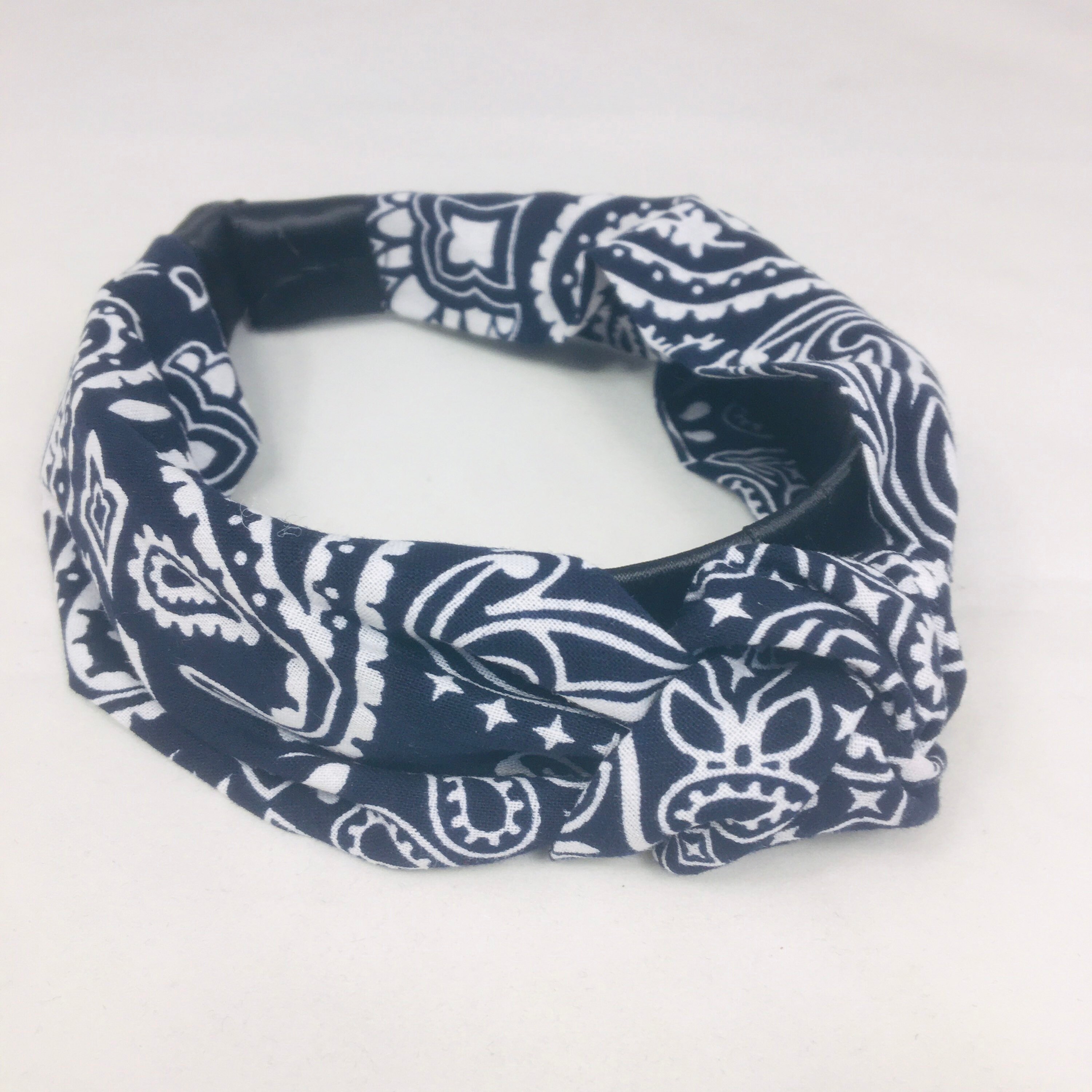 Knotted Bandana Headband - Etsy