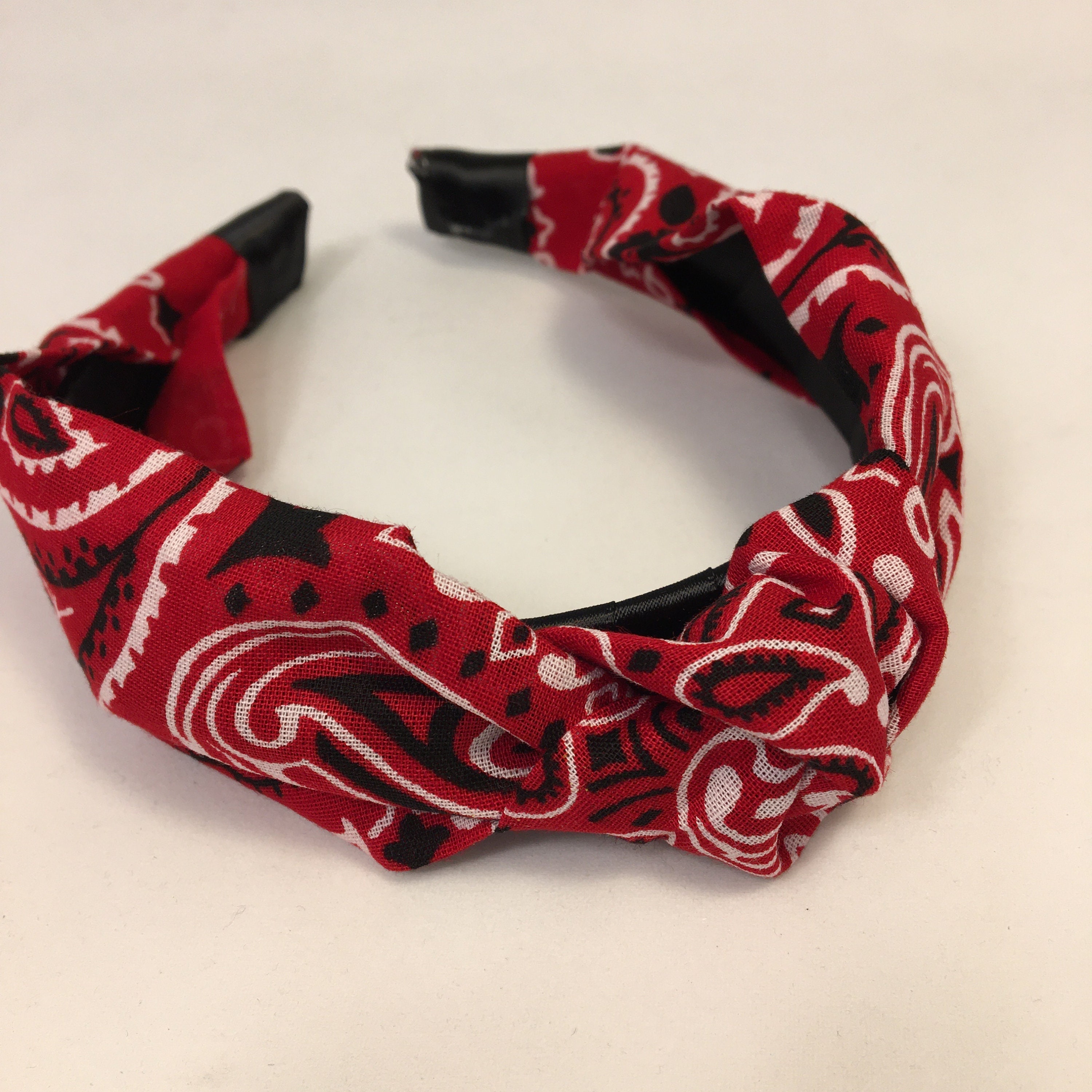 Knotted Bandana Headband - Etsy