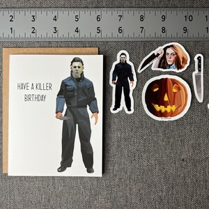 Michael Myers Birthday Card have a Killer Birthday Funny Horror Lover ...