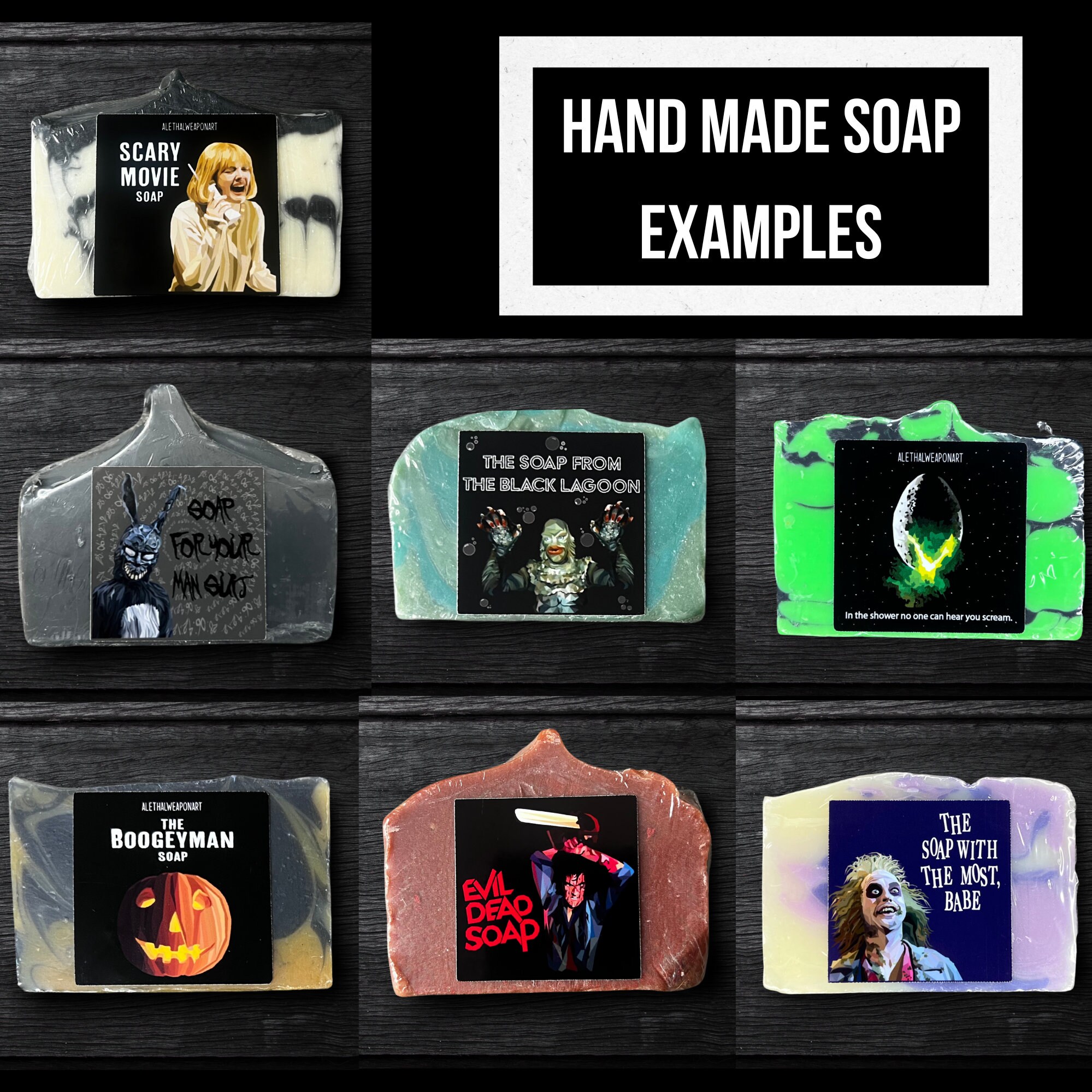 Horror Movie Spa Mystery Boxes | Horror Movie Luxury Hand Made Soap ...