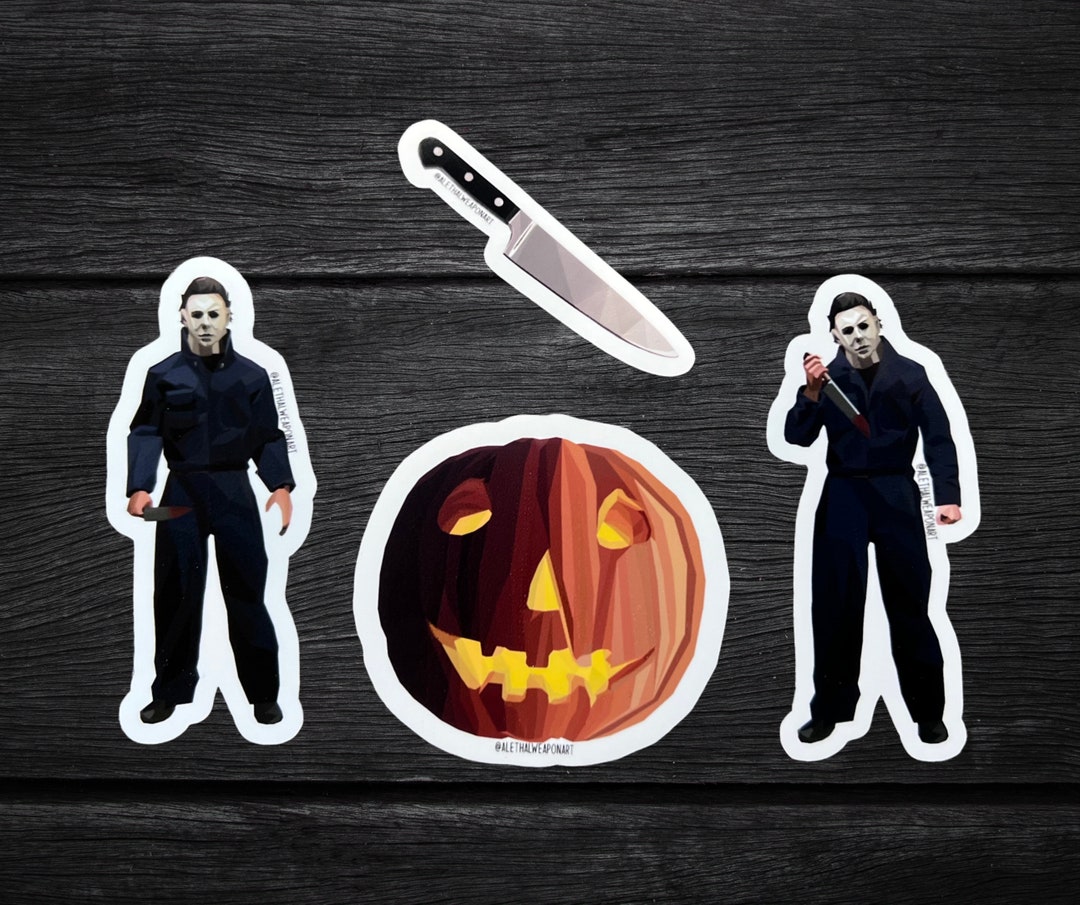Halloween Vinyl Sticker Pack | Michael Myers Sticker | Halloween Jack-o ...