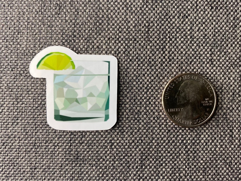 Mini Gin and Tonic Vinyl Sticker Pack Cocktail Stickers - Etsy